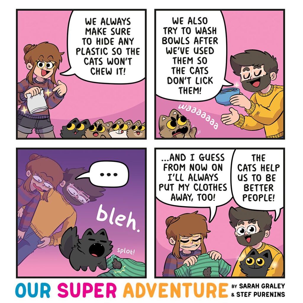 Cat Cleaning (January 12th, 2026) – Our Super Adventure